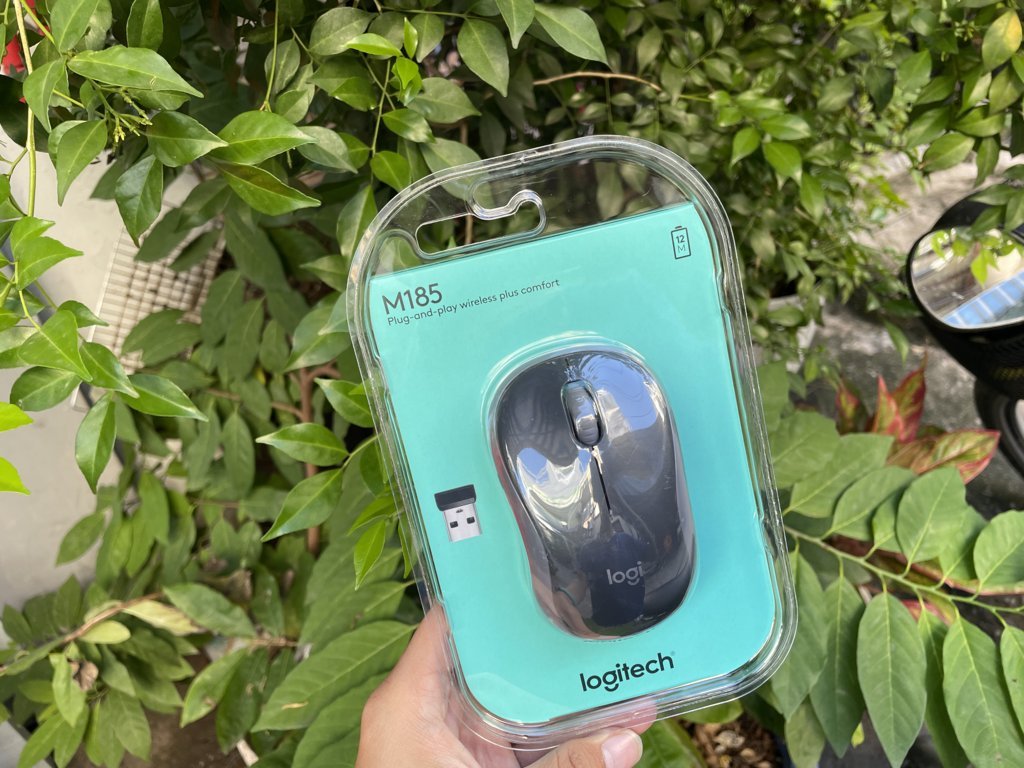 Logitech M185 Grey Wireless Mouse – Chuột Không Dây Tiện Lợi, Bền Bỉ Và ...